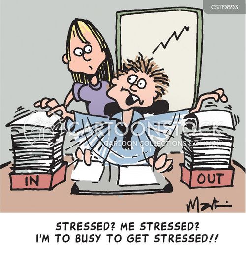 Stressed Cartoons and Comics - funny pictures from CartoonStock