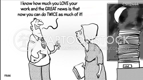 Work Hours Cartoons and Comics - funny pictures from CartoonStock