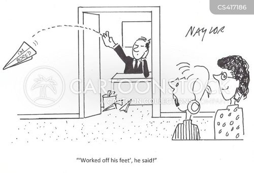 Feet Up On Desk Cartoons and Comics - funny pictures from CartoonStock