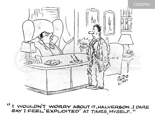 Explotiation Cartoons and Comics - funny pictures from CartoonStock