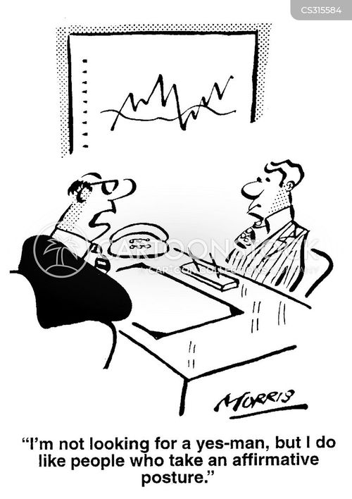 Affirmation Cartoons and Comics - funny pictures from CartoonStock