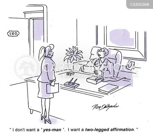 Affirmation Cartoons and Comics - funny pictures from CartoonStock