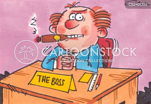 Bald Boss Cartoons and Comics - funny pictures from CartoonStock
