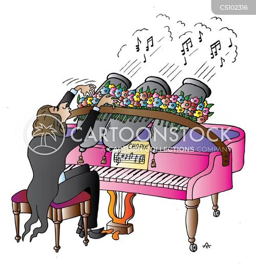 Frederic Chopin Cartoons and Comics - funny pictures from CartoonStock