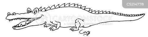 Reptile Handling Cartoons and Comics - funny pictures from CartoonStock