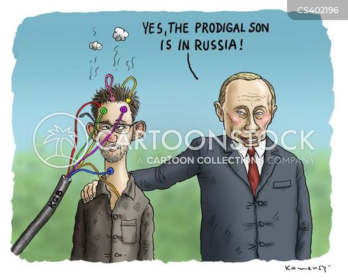 Nsa Whistleblower Cartoons and Comics - funny pictures from CartoonStock