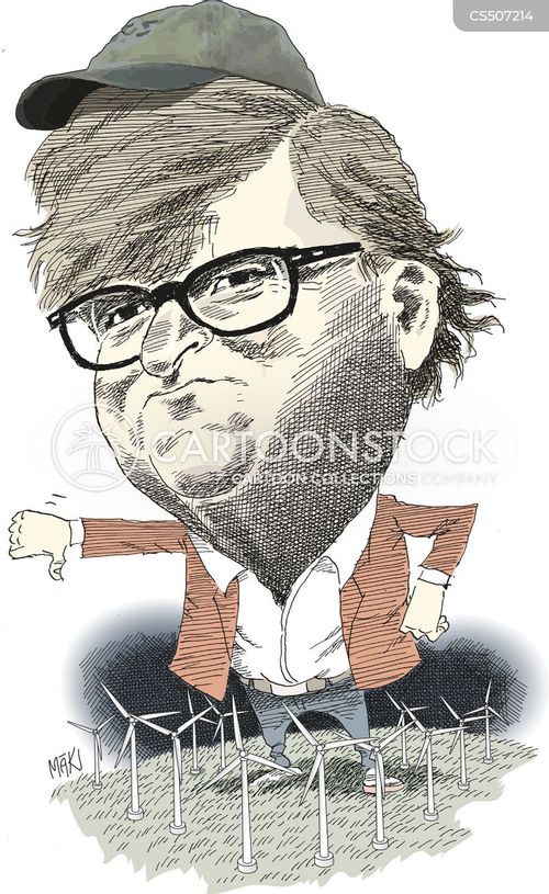 Michael Moore Cartoons and Comics - funny pictures from CartoonStock