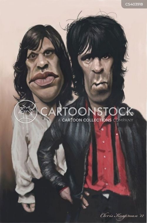 Mick Jagger Cartoons and Comics - funny pictures from CartoonStock