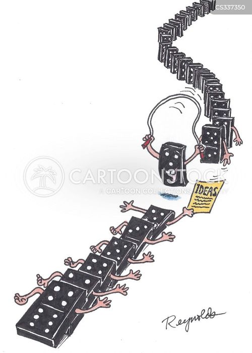 Domino Cartoons and Comics - funny pictures from CartoonStock