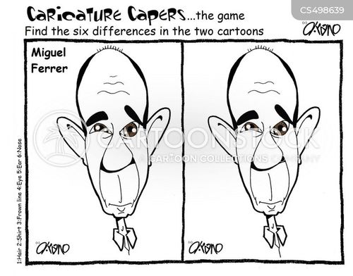 Spot The Difference Cartoons and Comics - funny pictures from CartoonStock