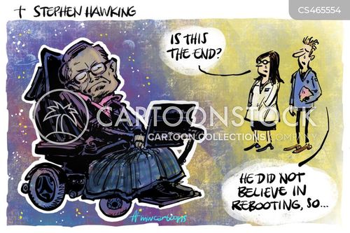 Stephen Hawking Cartoons and Comics - funny pictures from CartoonStock