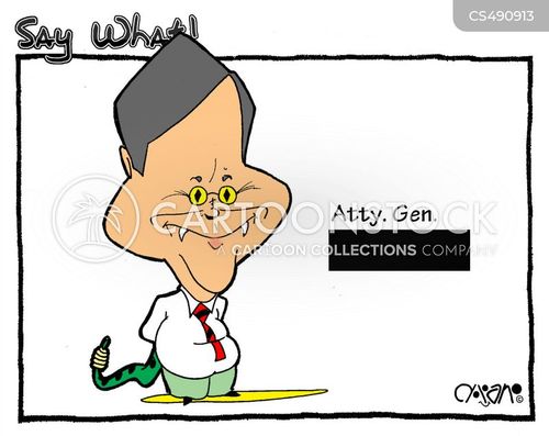 Attorney General Cartoons and Comics - funny pictures from CartoonStock