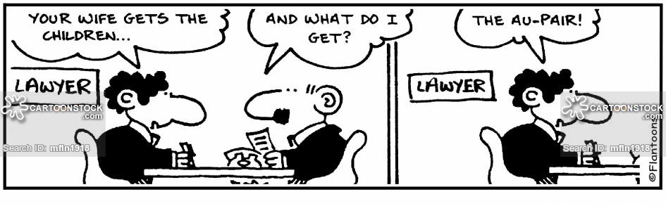 Getting Divorced Cartoons and Comics - funny pictures from CartoonStock