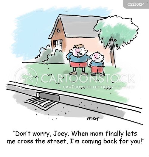 Cross The Street Cartoons and Comics - funny pictures from CartoonStock