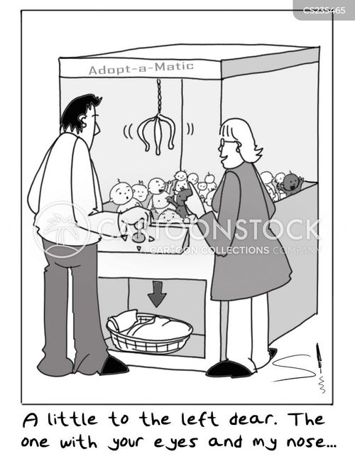 Adopting Babies Cartoons and Comics - funny pictures from CartoonStock