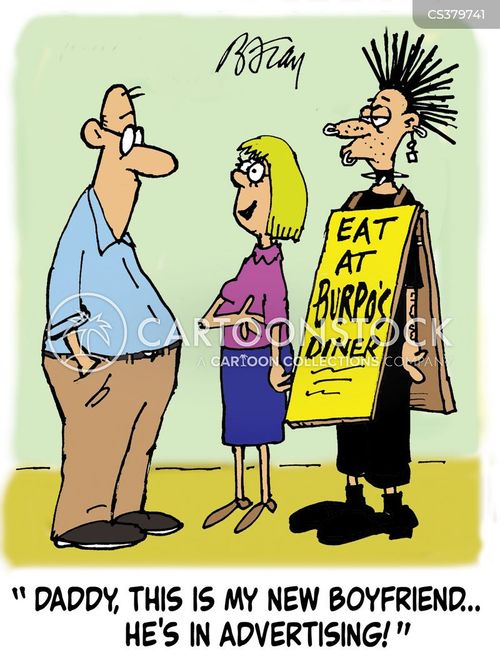 New Boyfriend Cartoons and Comics - funny pictures from CartoonStock