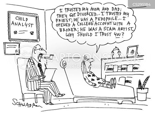 Mistrust Cartoons and Comics - funny pictures from CartoonStock