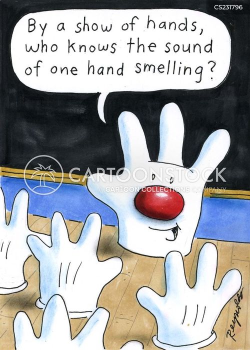 Hands Up Cartoons and Comics - funny pictures from CartoonStock
