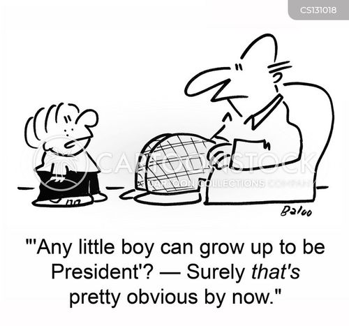 Any Little Boy Can Grow Up To Be President Cartoons and Comics - funny ...