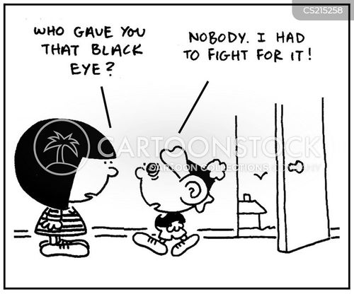 Black Eye Cartoons and Comics - funny pictures from CartoonStock