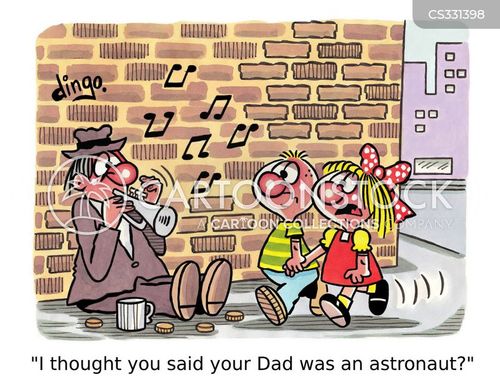 Child Astronaut Cartoons and Comics - funny pictures from CartoonStock