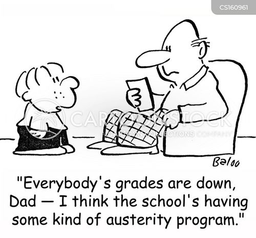 Austerity Program Cartoons and Comics - funny pictures from CartoonStock