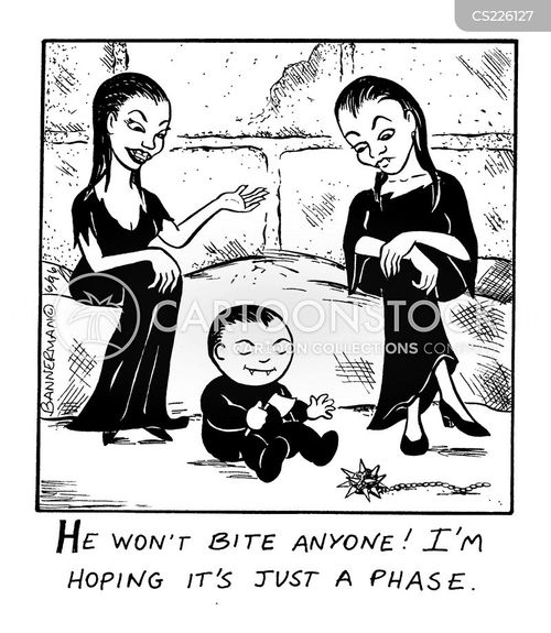 Vampire Folklore Cartoons and Comics - funny pictures from CartoonStock