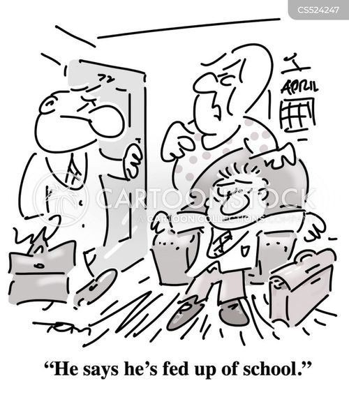 School Attendance Cartoons and Comics - funny pictures from CartoonStock