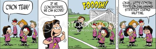 Halftime Cartoons and Comics - funny pictures from CartoonStock