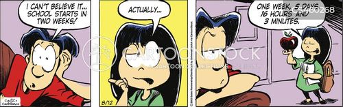 Counting The Days Cartoons and Comics - funny pictures from CartoonStock