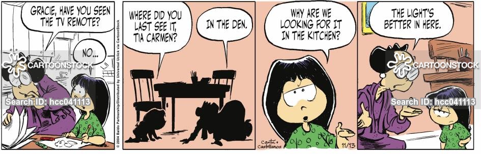 Lost Items Cartoons and Comics - funny pictures from CartoonStock