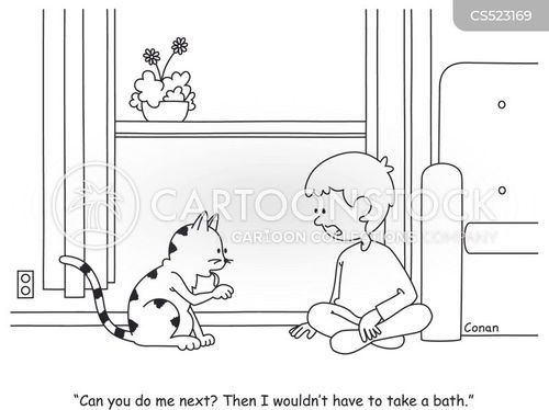 Bath Aversion Cartoons and Comics - funny pictures from CartoonStock