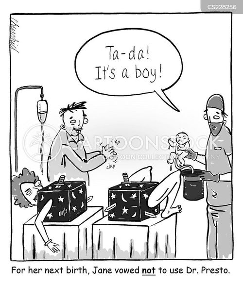 Funny Baby Birth Cartoon