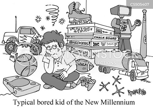 Bored Kids Cartoons and Comics - funny pictures from CartoonStock