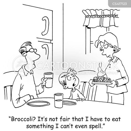 Broccoli Cartoons and Comics - funny pictures from CartoonStock