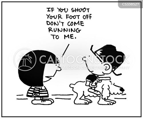 Shooting Yourself In The Foot Cartoons and Comics - funny pictures from ...