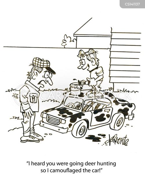 Deer Hunter Cartoons and Comics - funny pictures from CartoonStock