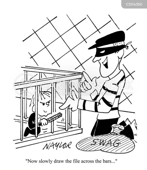 Behind Bars Cartoons and Comics - funny pictures from CartoonStock