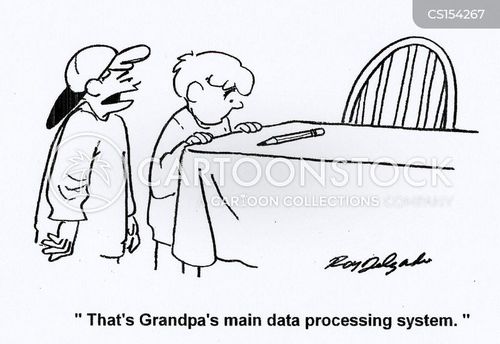 Data Processing Cartoons and Comics - funny pictures from CartoonStock