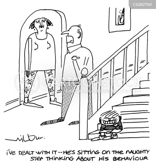 Naughty Step Cartoons and Comics - funny pictures from CartoonStock