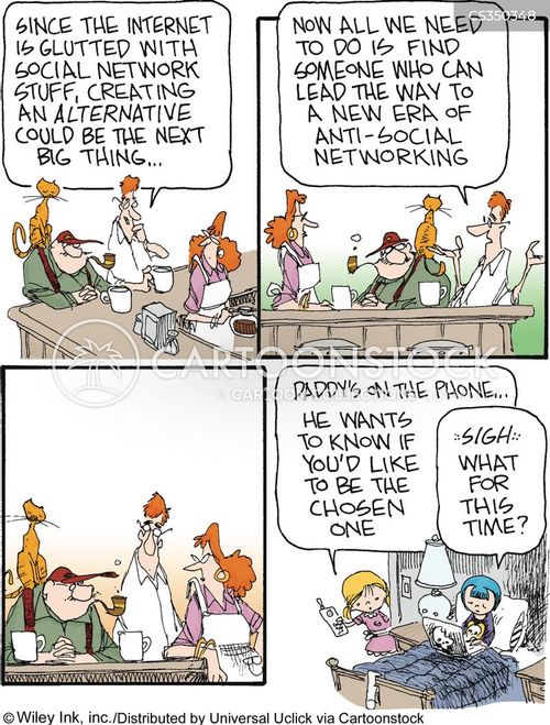 Antisocial Cartoons and Comics - funny pictures from CartoonStock