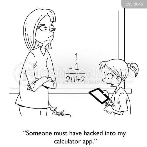 Calculator Tricks Cartoons and Comics - funny pictures from CartoonStock
