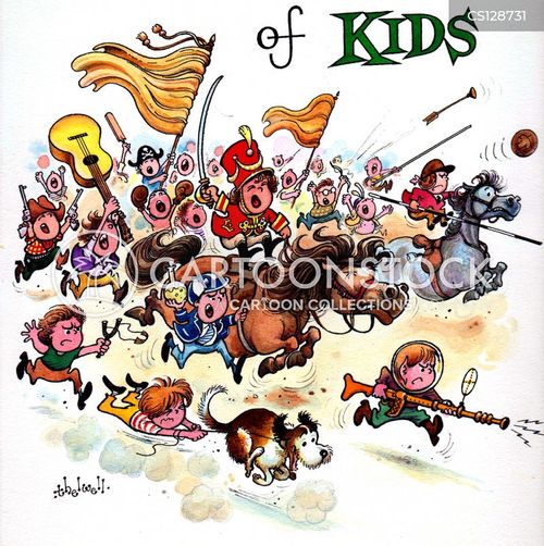 Cavalry Charge Cartoons and Comics - funny pictures from CartoonStock