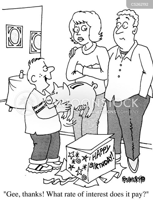 Rate Of Interest Cartoons and Comics - funny pictures from CartoonStock