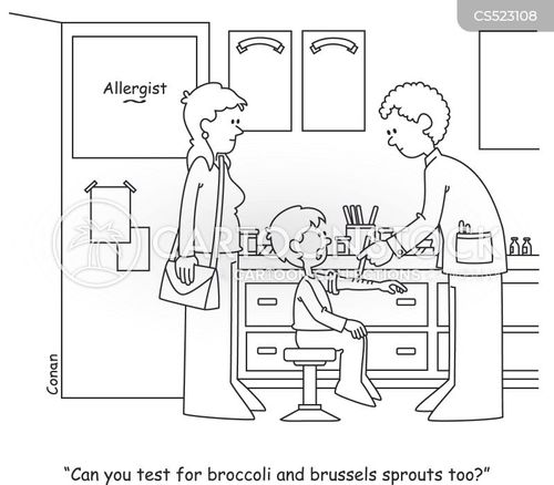 Allergy Tests Cartoons and Comics - funny pictures from CartoonStock