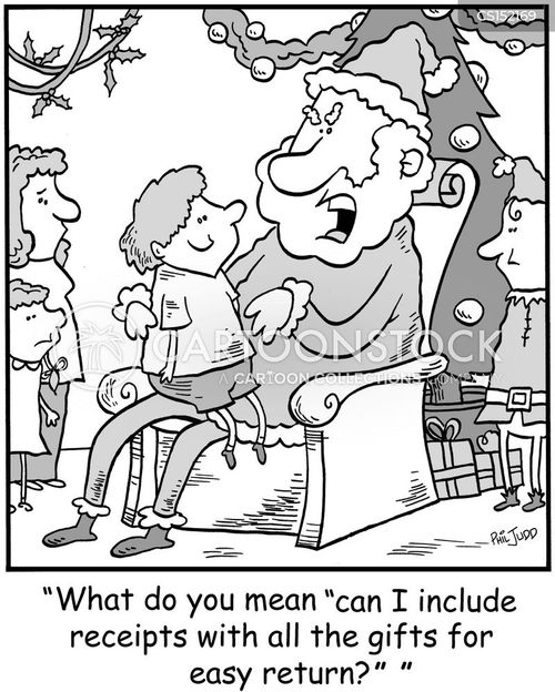 Making A Return Cartoons and Comics - funny pictures from CartoonStock