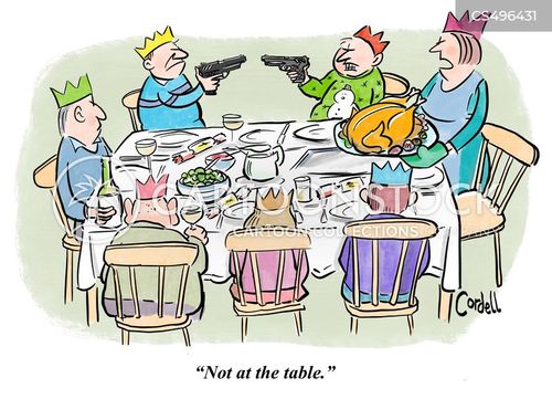 Dinner Table Manners Cartoons and Comics - funny pictures from CartoonStock