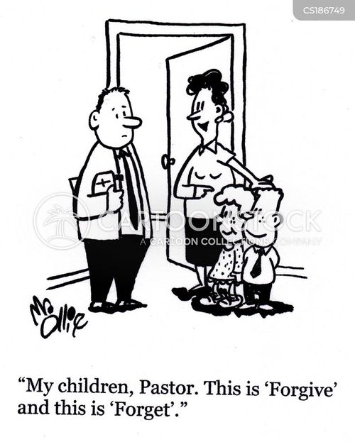 Forgive And Forget Cartoons and Comics - funny pictures from CartoonStock