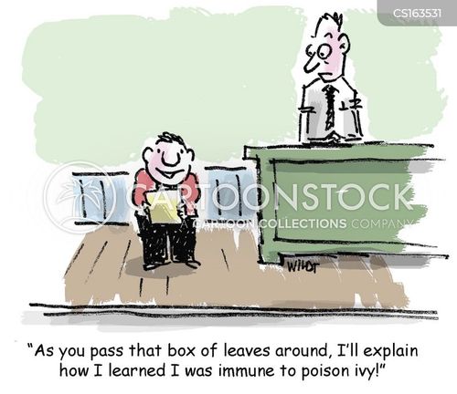 Poison Ivy Cartoons and Comics - funny pictures from CartoonStock