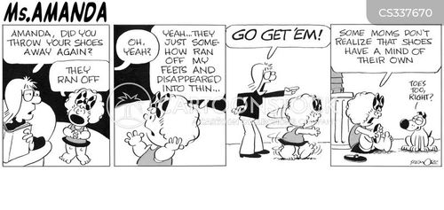 Lost Shoes Cartoons and Comics - funny pictures from CartoonStock